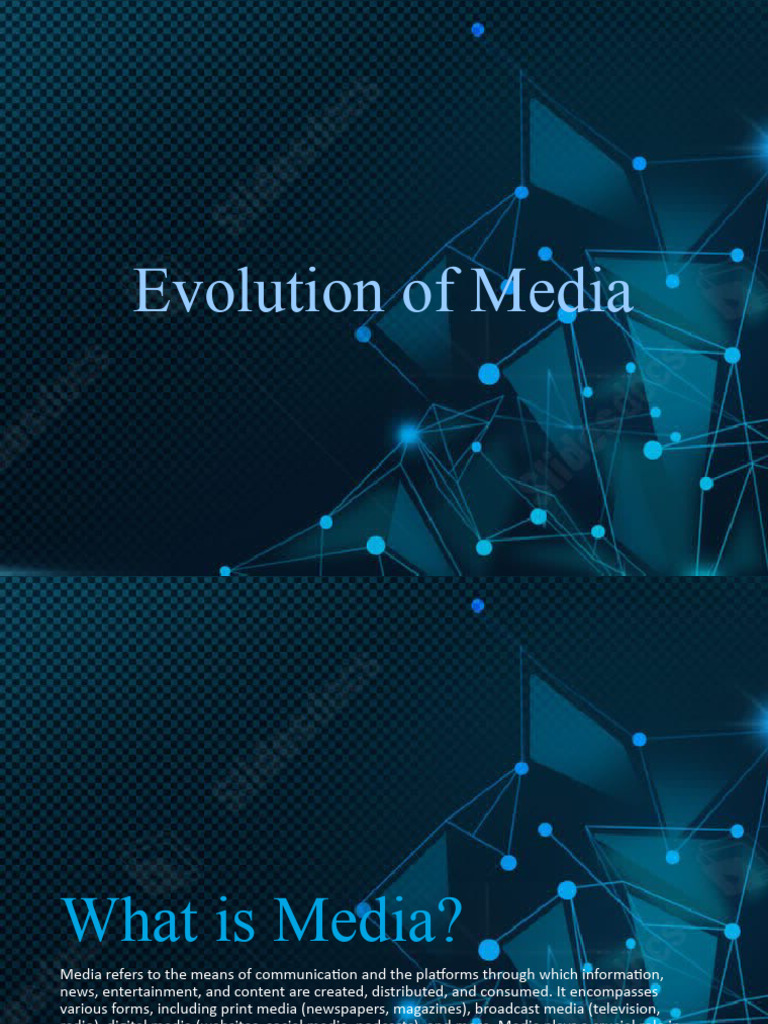 Evolution of Media | PDF