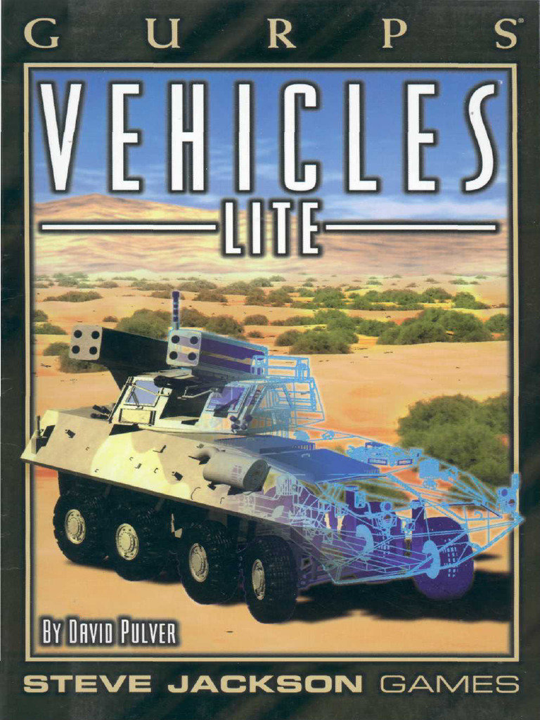Gurps 3e - Vehicles Lite | PDF