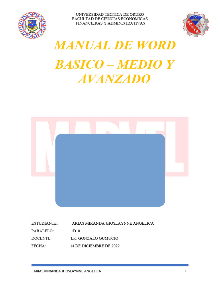 Manual Básico de Word 2023 PDF | PDF