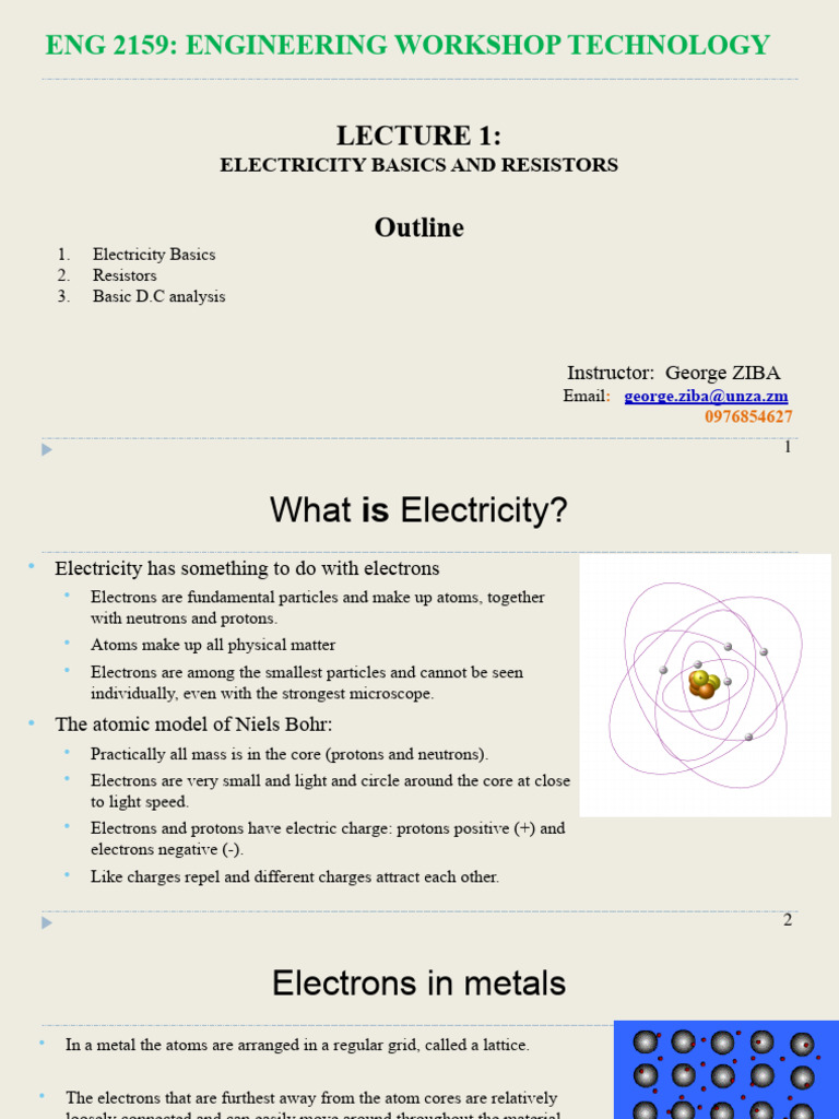 Resistors Lecture | PDF