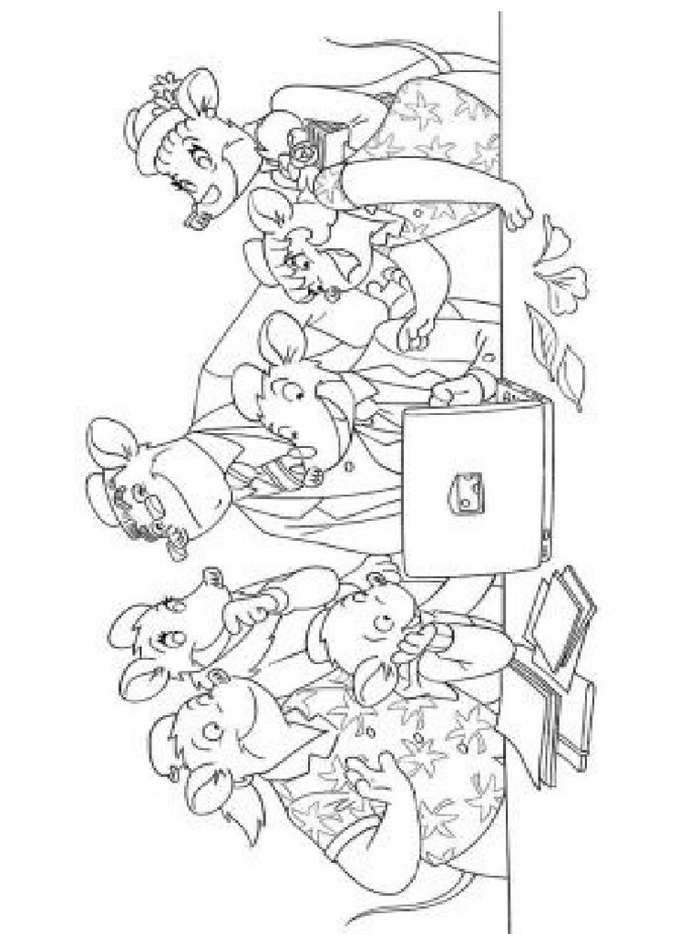 Geronimo Stilton Disegni Da Colorare e Stampare | PDF