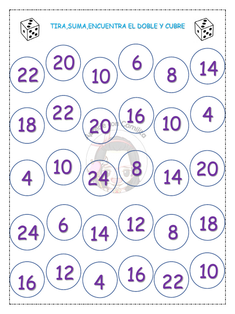 Actividades de Suma y Doble en Matemáticas | PDF