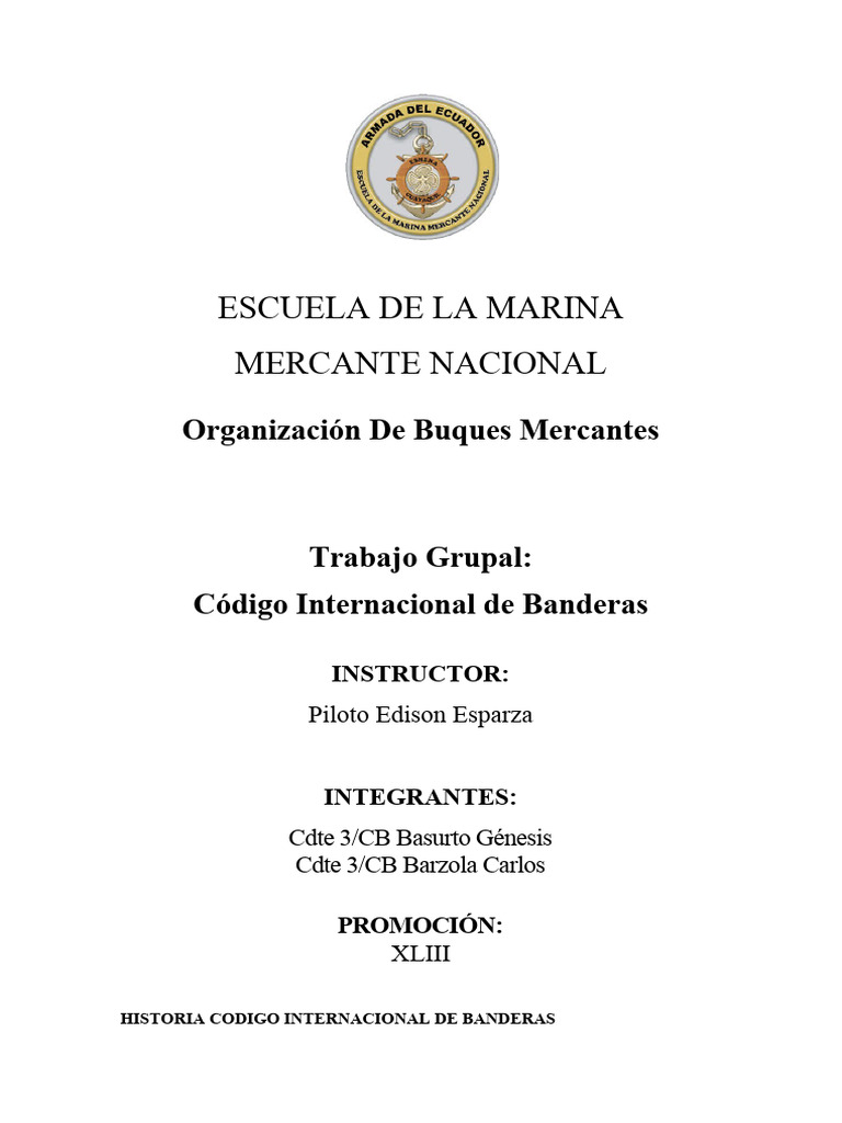 Codigo Internacional de Banderas | PDF