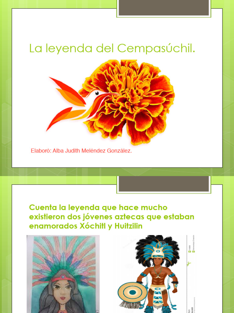 Leyenda Azteca del Cempasúchil | PDF | Novela negra, policíaca y suspenso