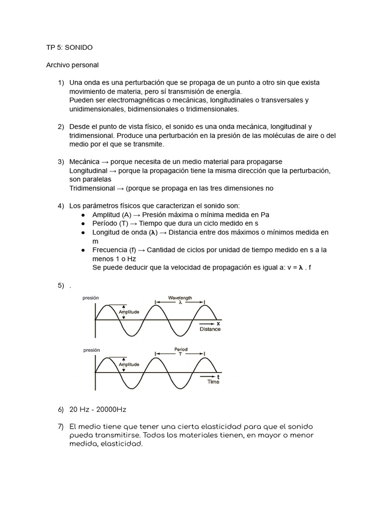 TP5 Sonido - Sofi Completo | PDF