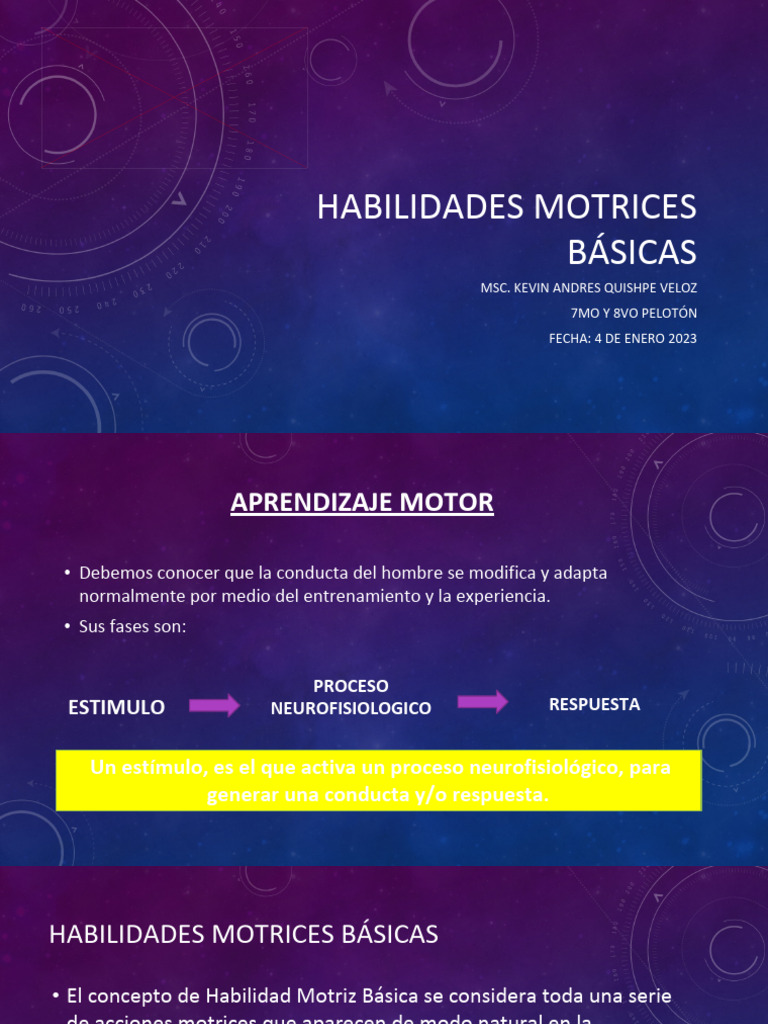 Habilidades Motrices Basicas | PDF