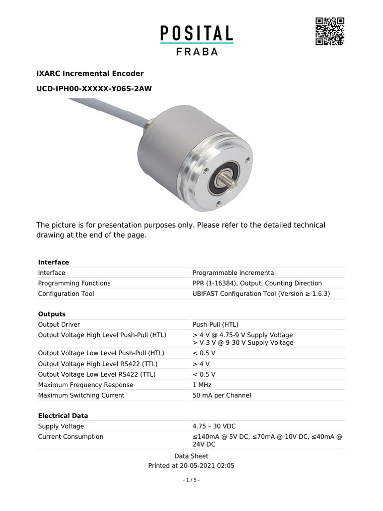 Encoder Technical Specifications | PDF | Electrical Connector | Electrical Engineering