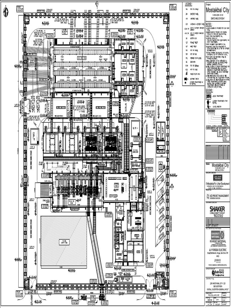 Overall Substation Layout-1 | PDF