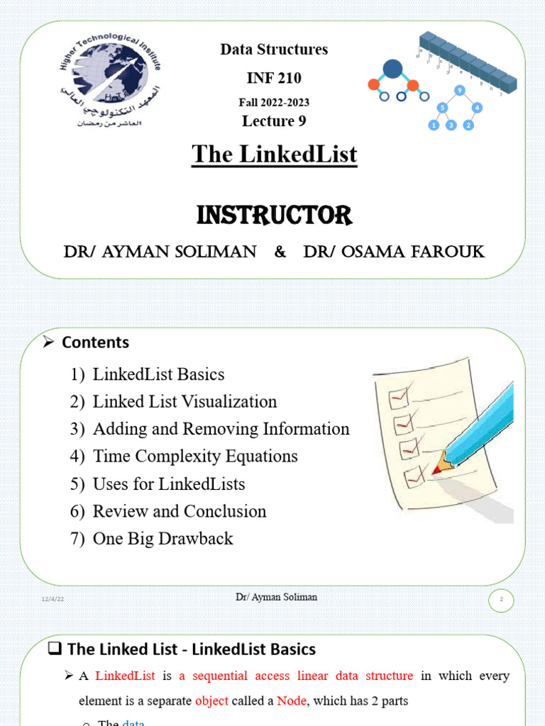 INF210 Lec9 Data Structures | PDF