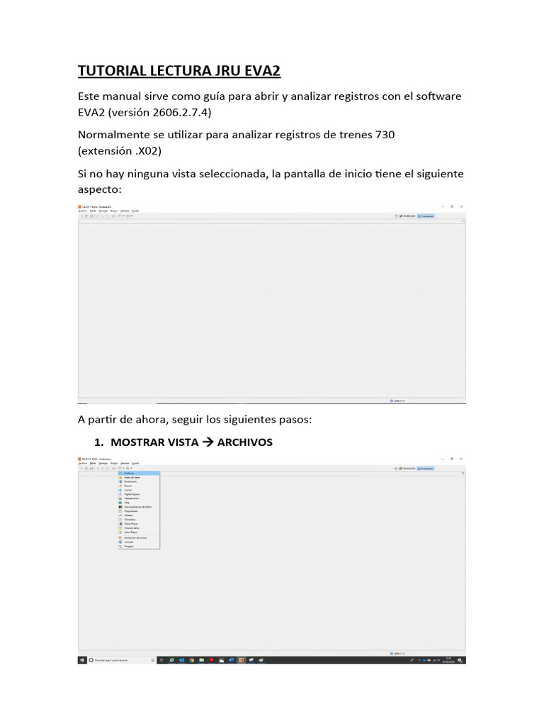 Manual Jru Eva2 | PDF
