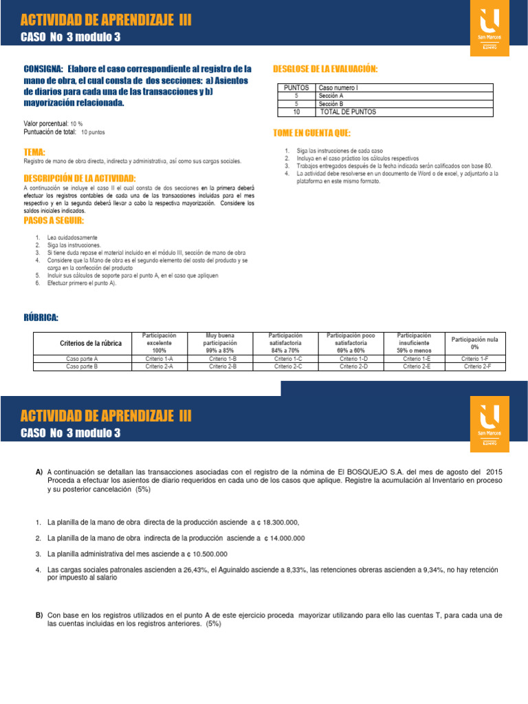 Actividad 3 Modulo 3 | PDF