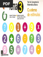 Ficha Tecnica de La Pruebas Tedi-Math | PDF | Evaluación | Cognición