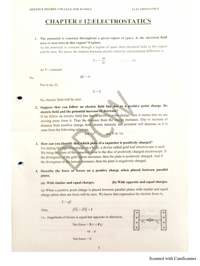 Chapter 12 Notes | PDF