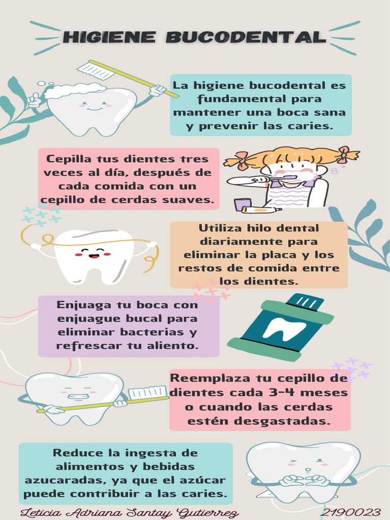 Guía de higiene bucodental efectiva | PDF