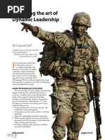 A Study of The NCO Common Core Competencies Framework of The US Army ...