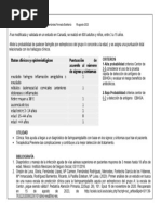 Criterios de Centor Clásicos y Modificados | PDF | Microbiología | Medicina