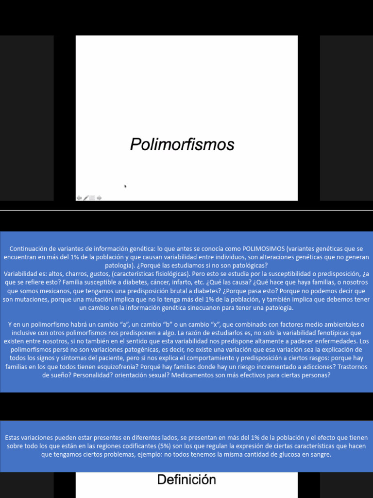 Polimorfismos | PDF | Polimorfismo de nucleótido simple | Microsatélite