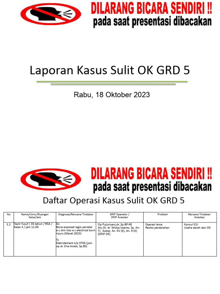 Lapkas OK GRD 5 Untuk 18 Oktober 2023-1 | PDF