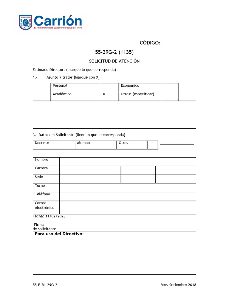 Formato - 1135 | PDF