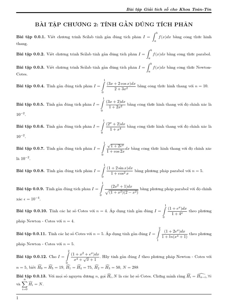 Bai Tap Chuong 2 | PDF