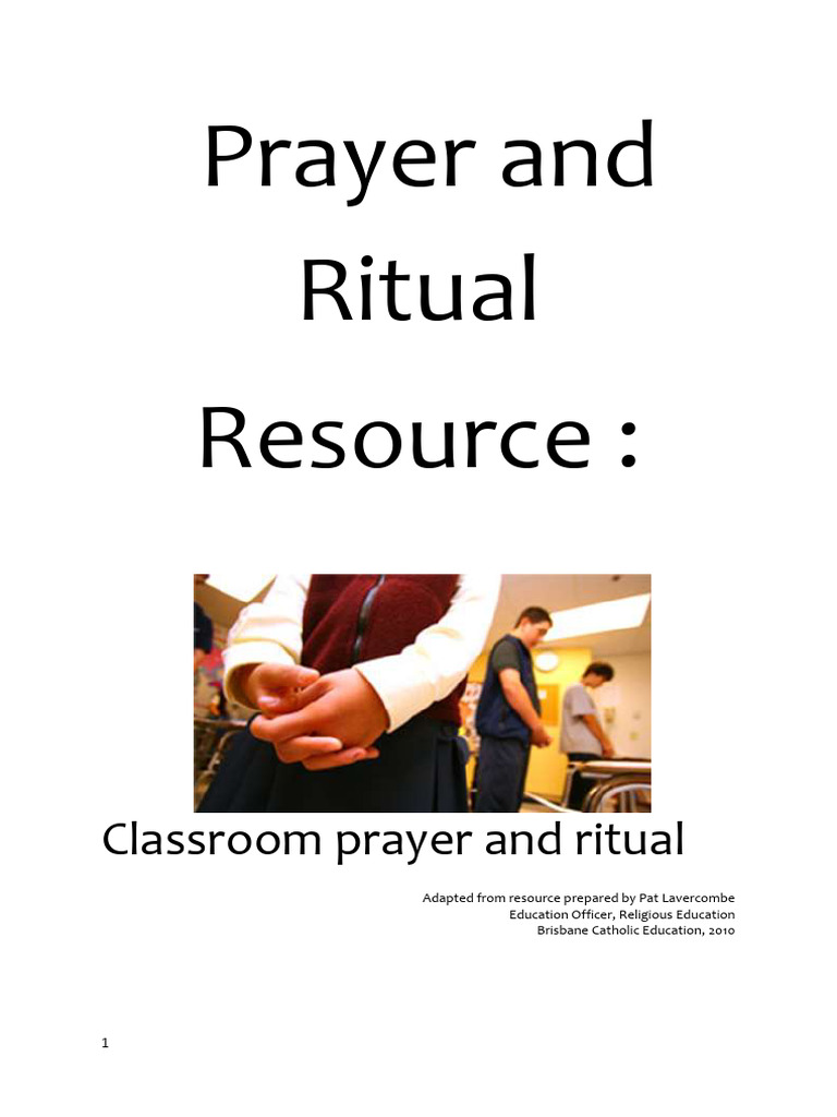 Classroom Prayer and Ritual Resource | PDF