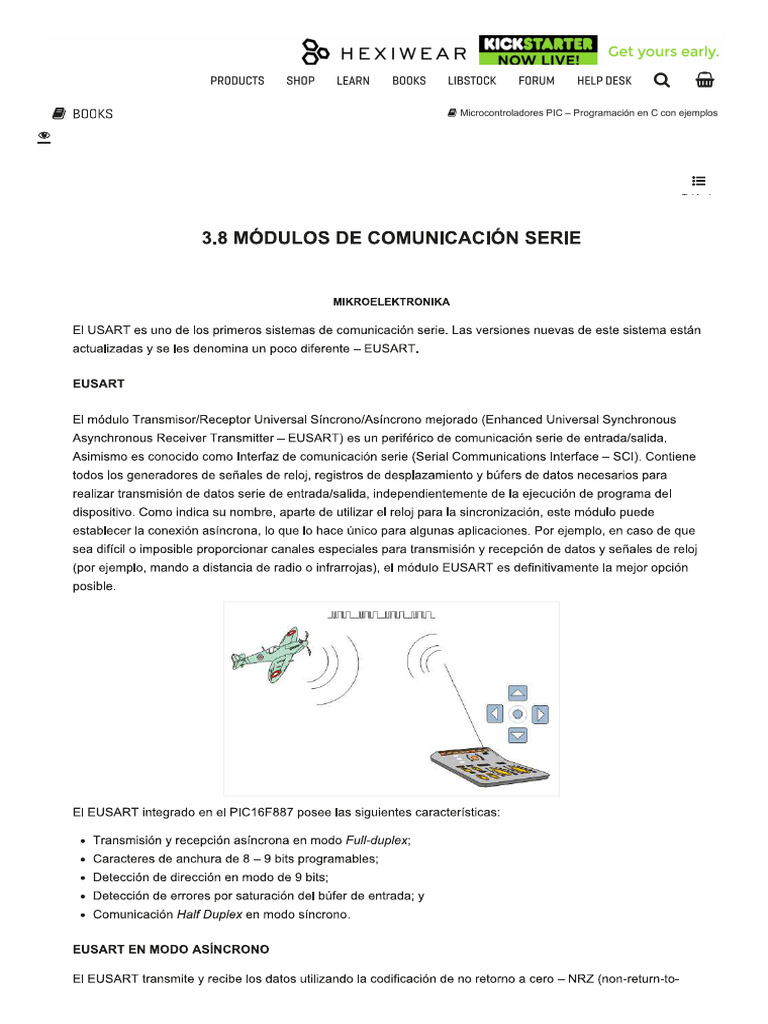 F107264768 3 8 Mdulos De Comunicacin Serie Mic S Pic Programacin En C Con Ejemplos Pdf
