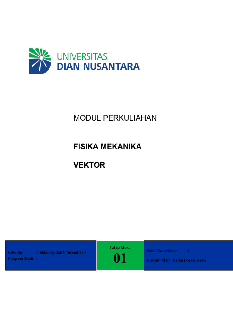 MODUL Vektor | PDF