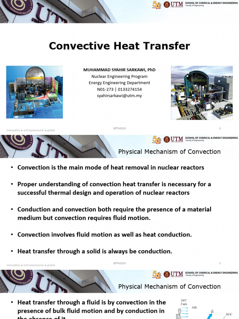 Topic 8 - Convective Heat Transfer | PDF