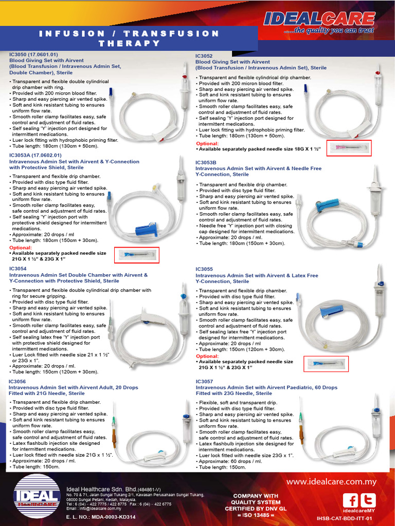 Infusion Set | PDF