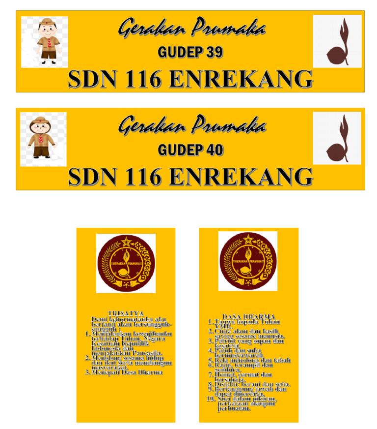 Spanduk Pramuka | PDF