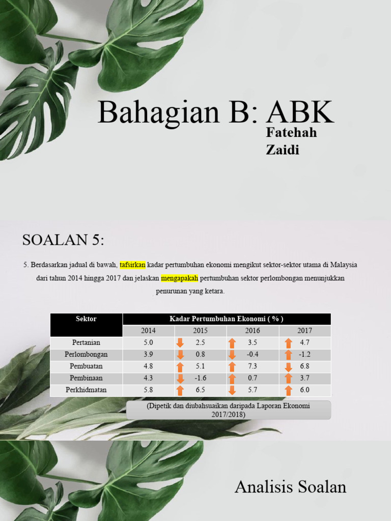 Contoh Soalan Abk STPM Pengajian Am Sem 3 | PDF