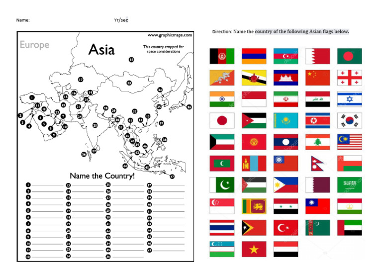 Asian Map | PDF