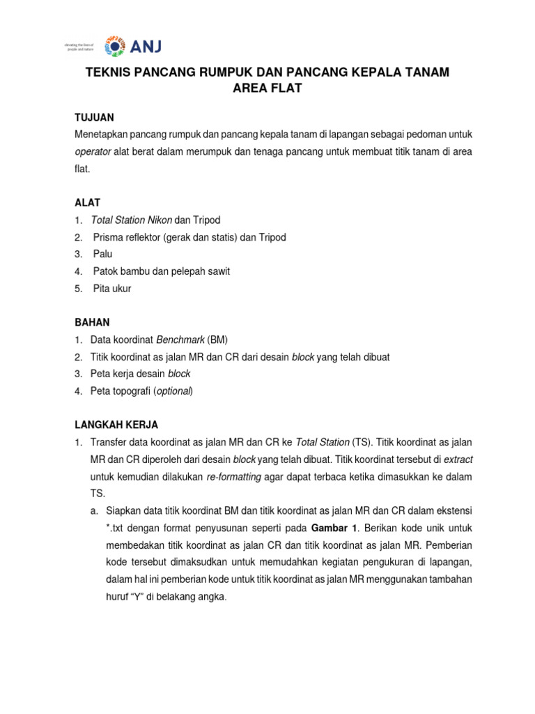 Panduan Pancang Rumpuk dan Tanam Sawit | PDF