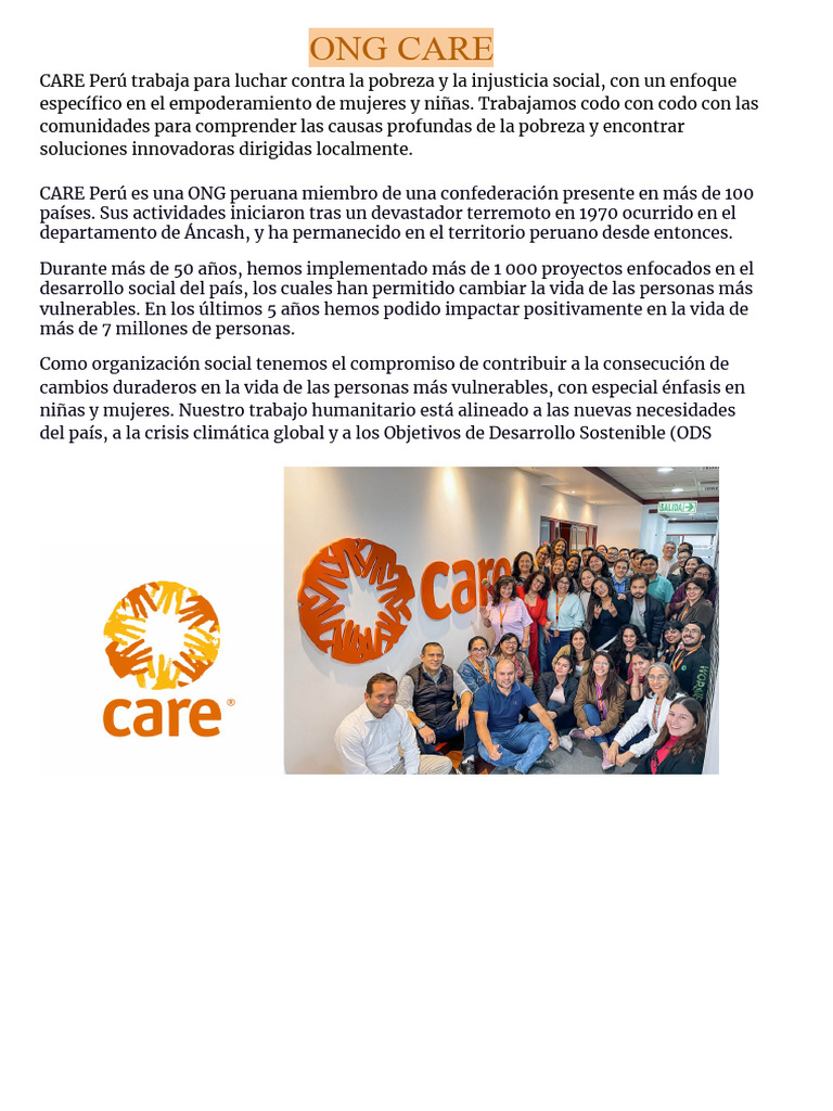 Ong Care | PDF