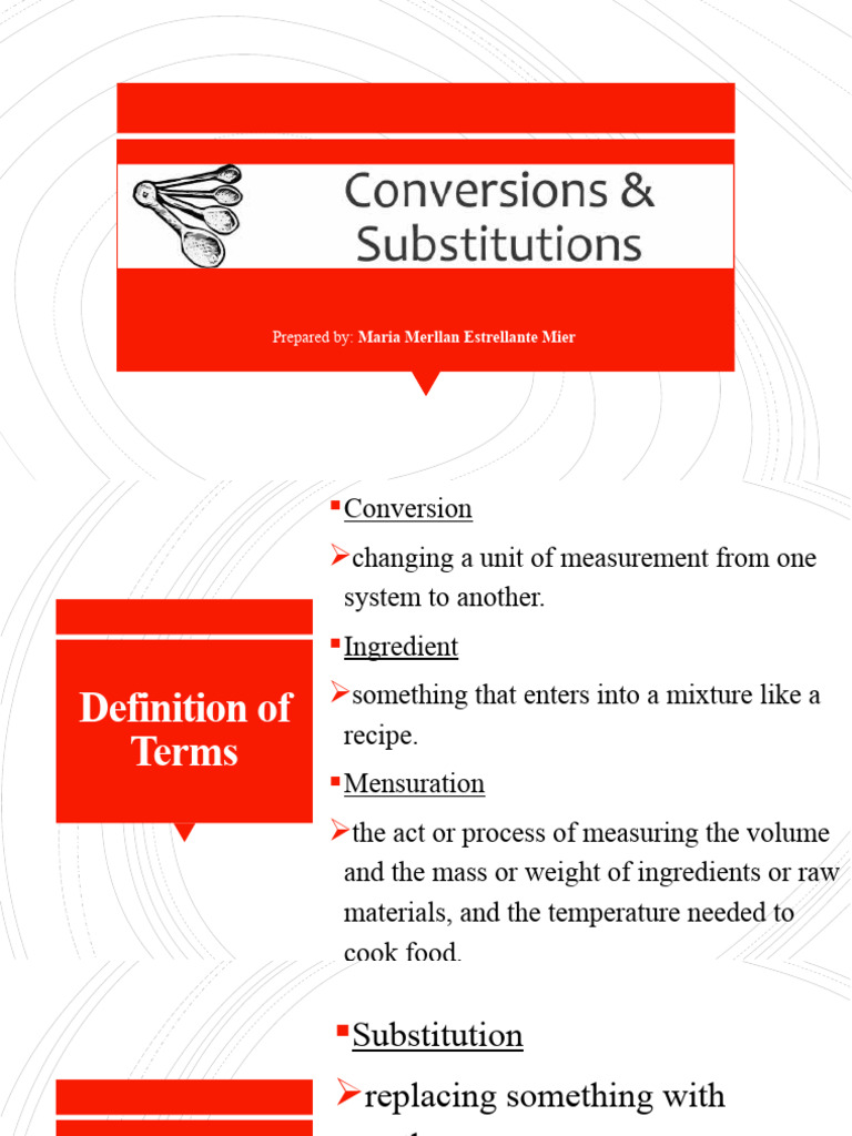 Advance Baking 7 (Conversions) | PDF