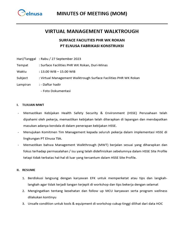 MoM-VMWT SP PHR EFK | PDF