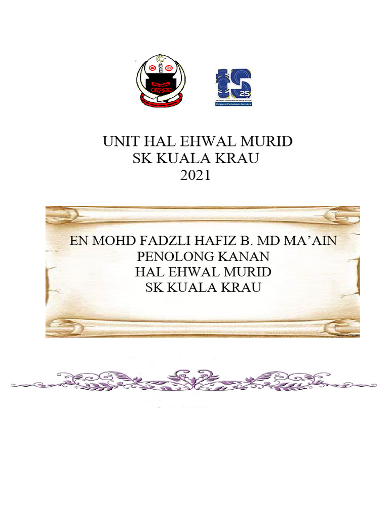 Buku Pengurusan UNIT HAL EHWAL MURID 2021 | PDF