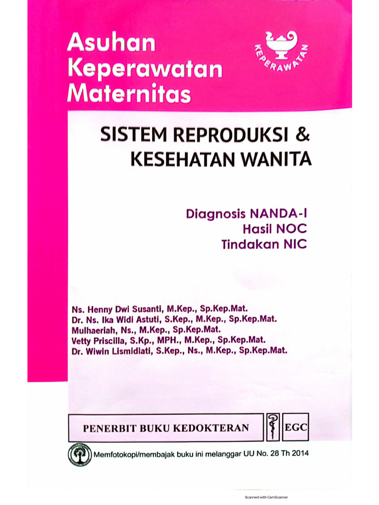 Buku - Asuhan Keperawatan Maternitas - Sistem Reproduksi & Kesehatan Wanita | PDF