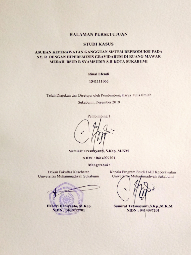 Lembar Pengesahan Pembimbing | PDF