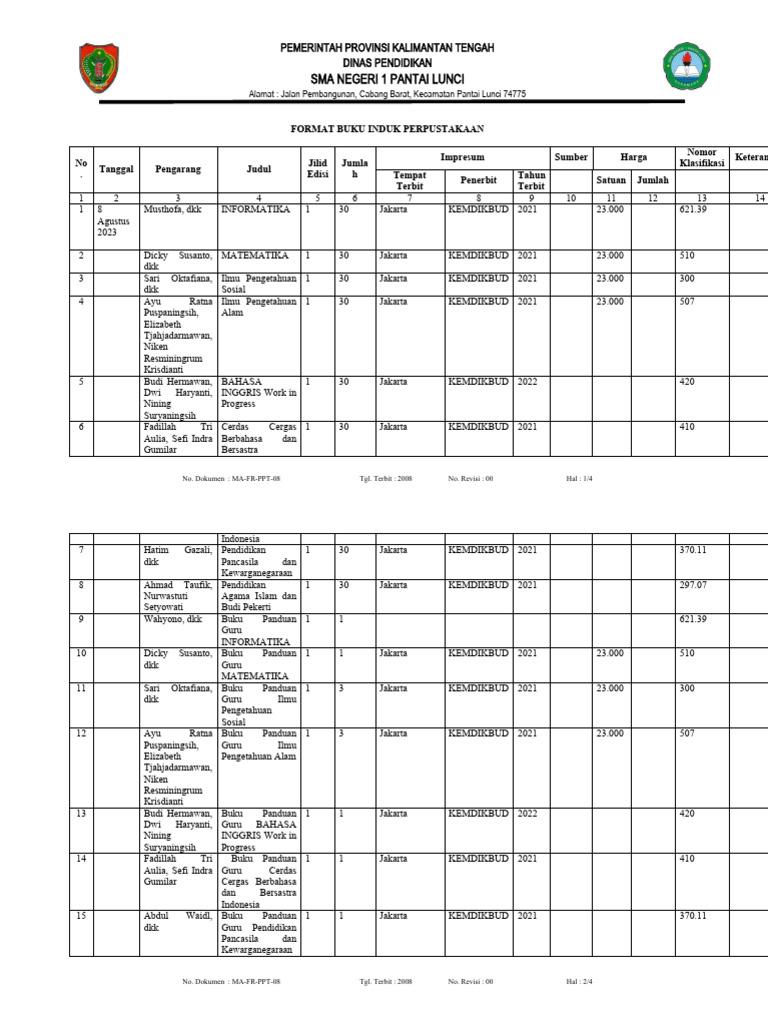 08 Buku Induk Perpustakaan Pdf