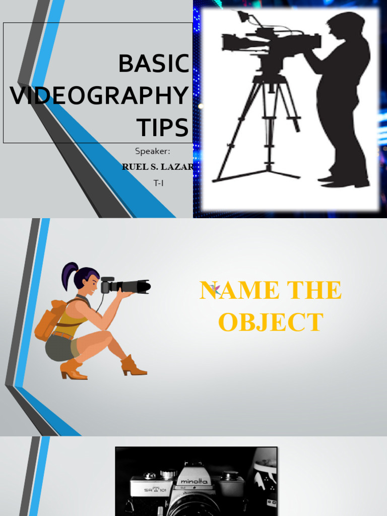 Day 1 Basic Videography Tips | PDF