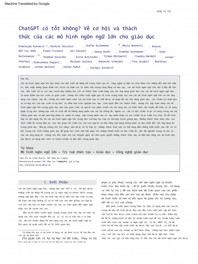 ChatGPT For Good v3 | PDF