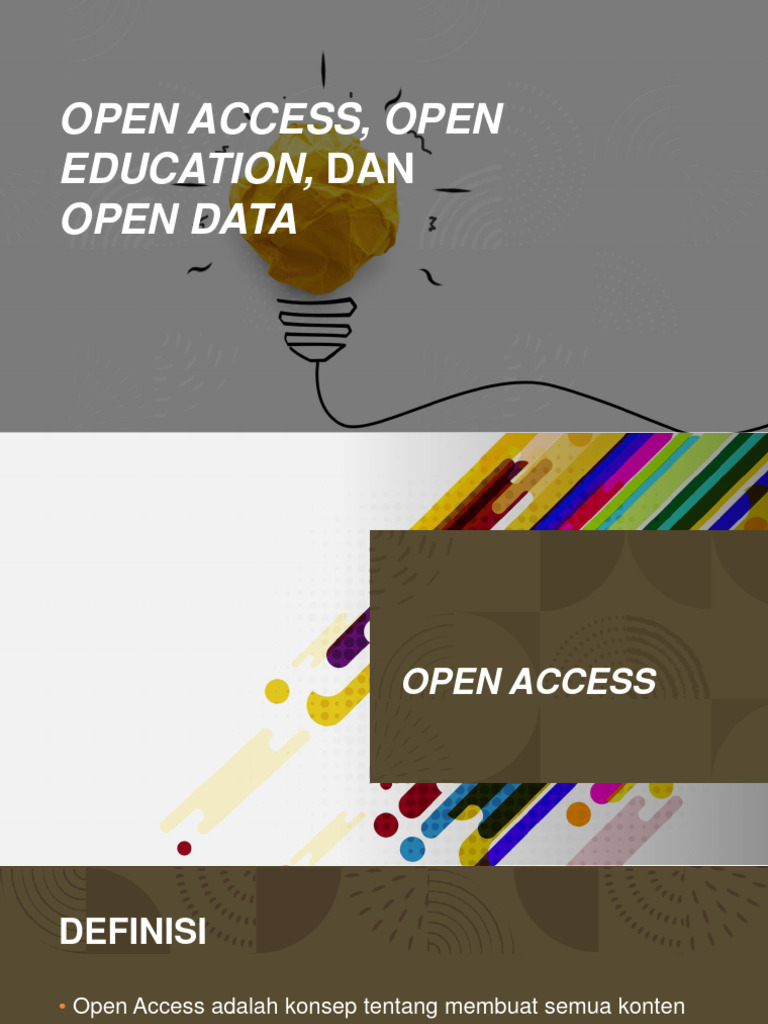 Open Access Dan Open Data | PDF | Komputer