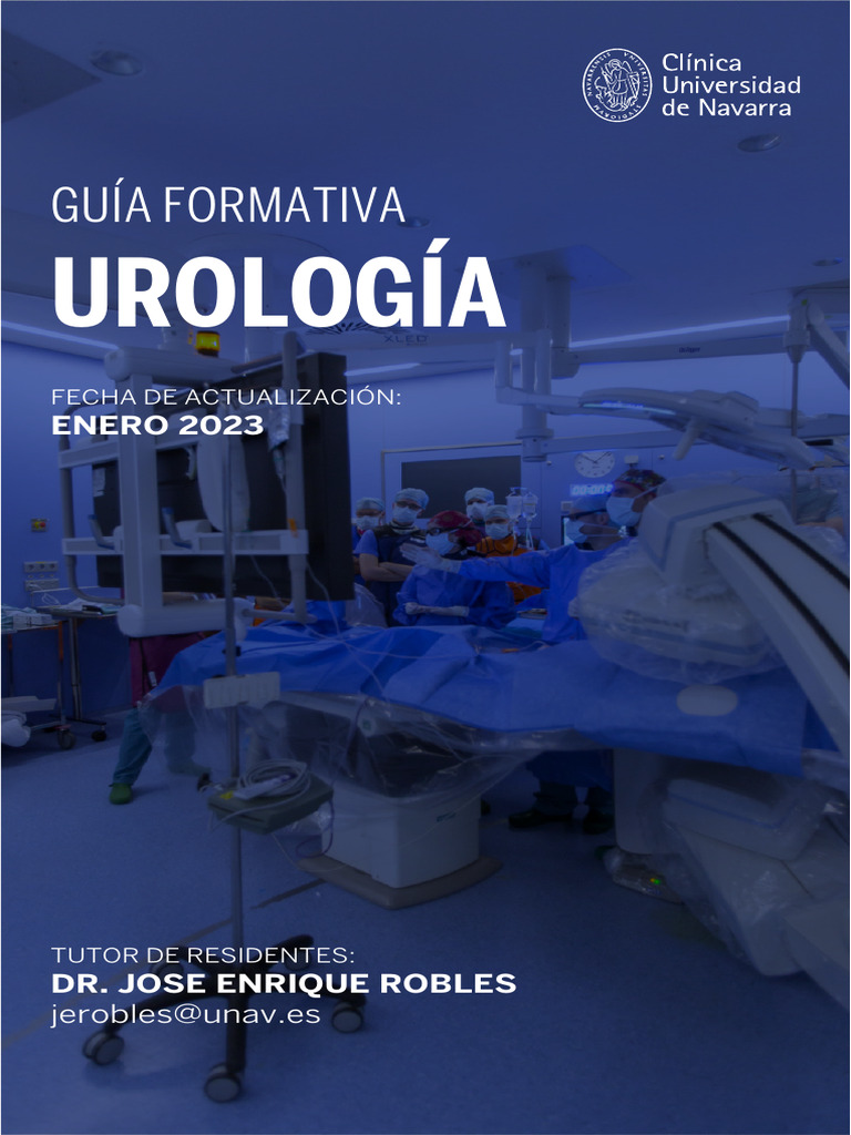 Guia Formativa Residentes Urologia 2023 | PDF