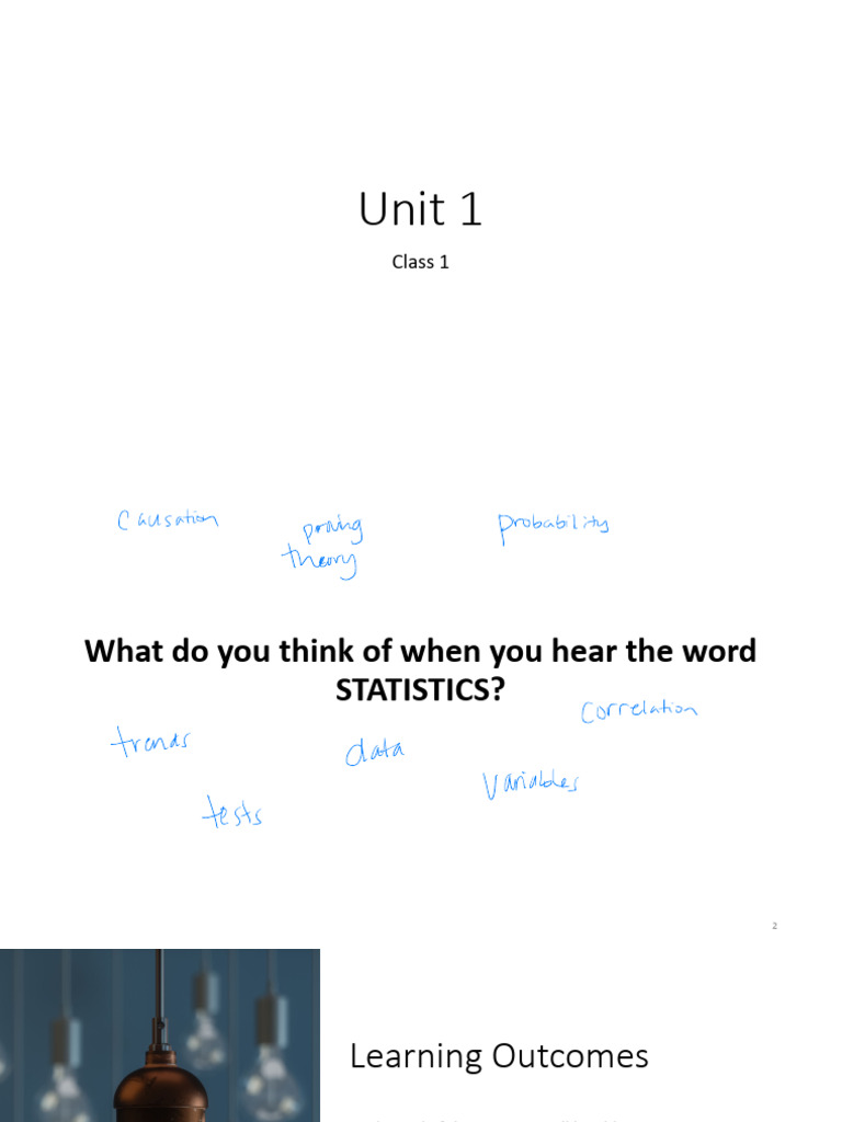 Unit 1 - Class 1-Al-1130 | PDF