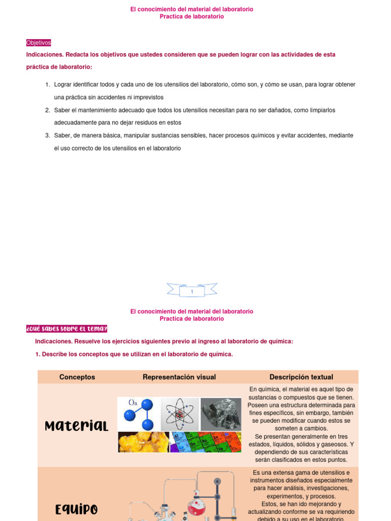 Guía de Materiales de Laboratorio | PDF | Laboratorios | Termómetro