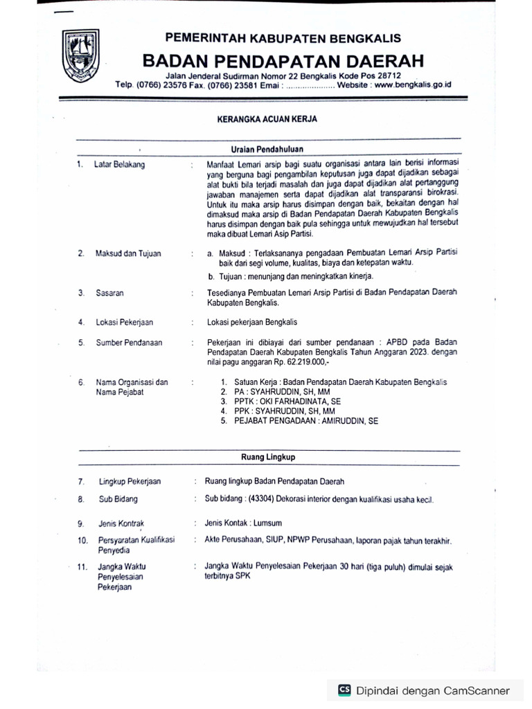 Kak Lemari Arsip Partisi | PDF