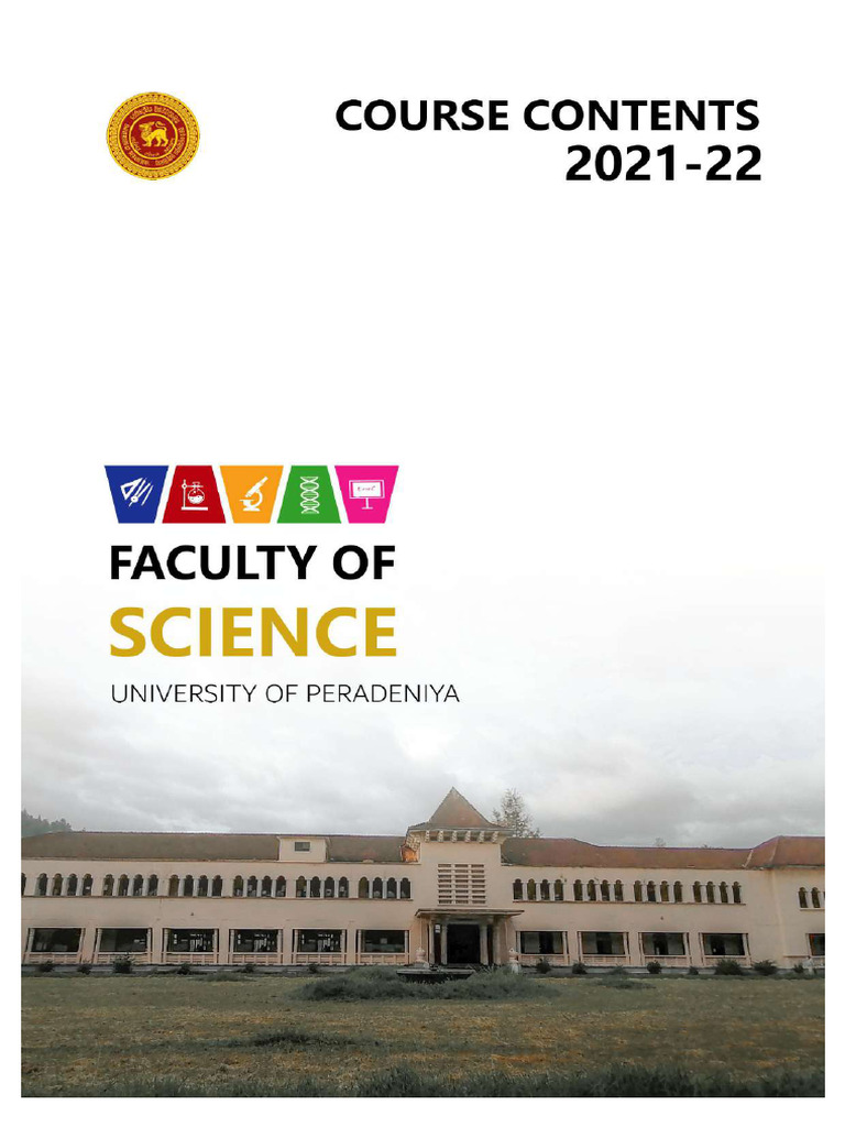 Course Contents 2021 2022 | PDF
