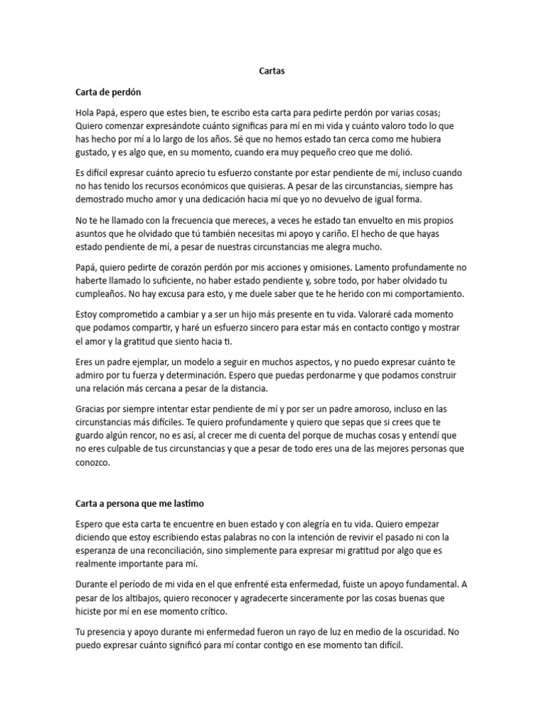 Cartas | PDF