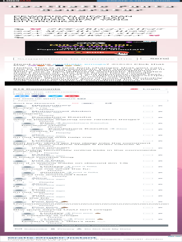 Aesthetic Fonts Generator ( ? ?) LingoJam | PDF